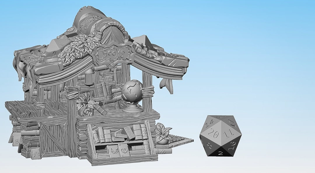 BOOK SELLER Mansol's Stall Dungeons and Dragons DnD 12K Print ...