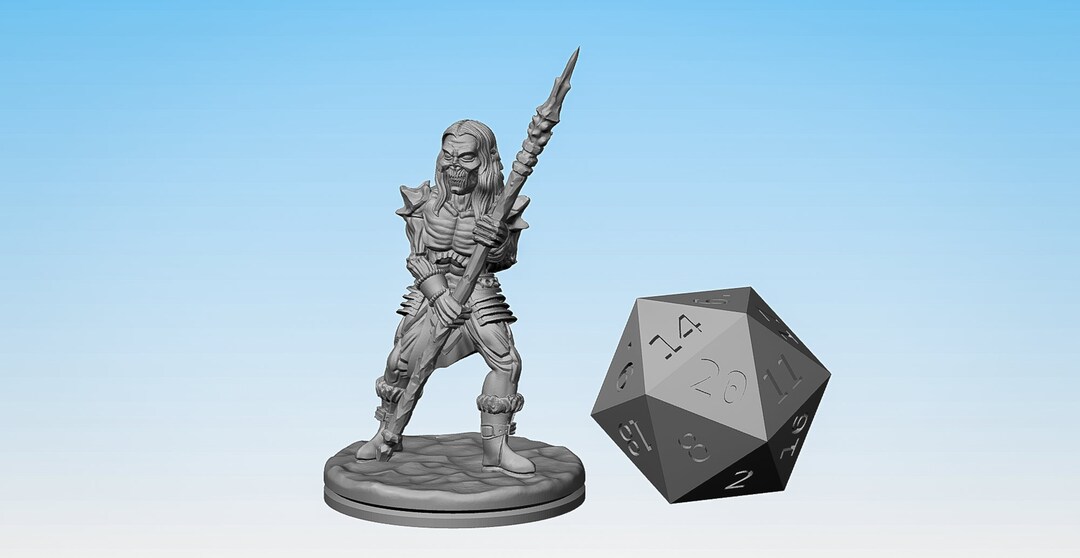 FROST WIGHT spear Dungeons and Dragons Dnd Pathfinder - Etsy