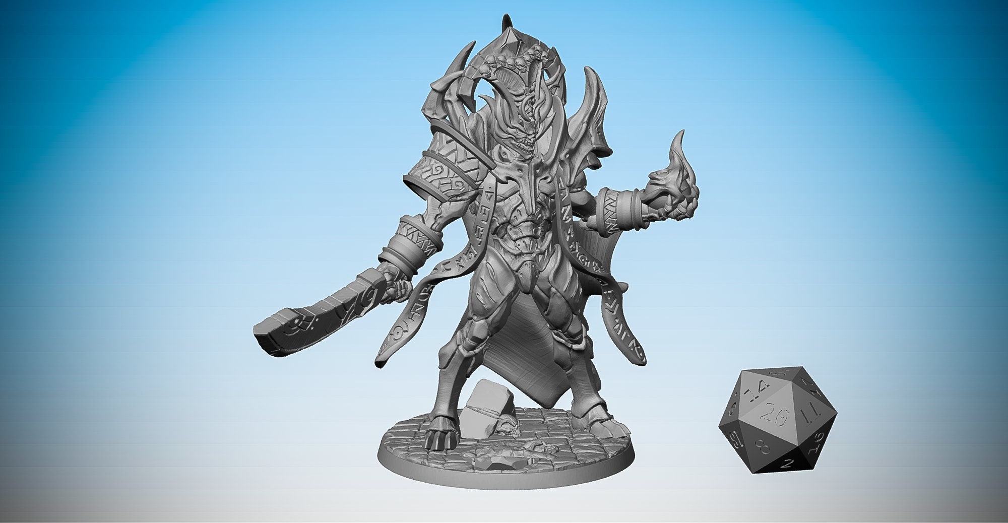 BOSS LICH ossarnus the Sacrophagus Guardian - Etsy