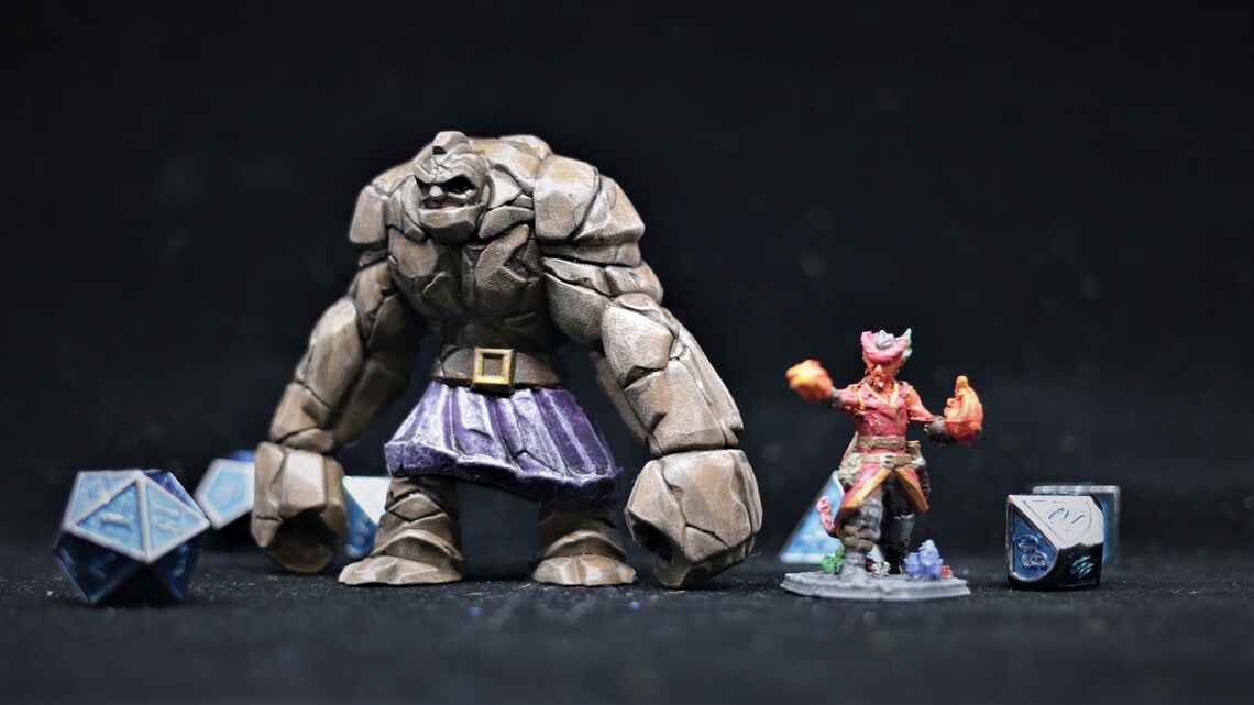 CLAY GOLEM Dungeons and Dragons Dnd Pathfinder - Etsy