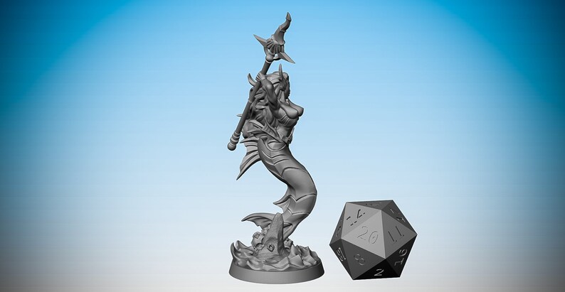 SEXY Pin-up SAHUAGIN up to 14 Cm Dungeons and Dragons - Etsy