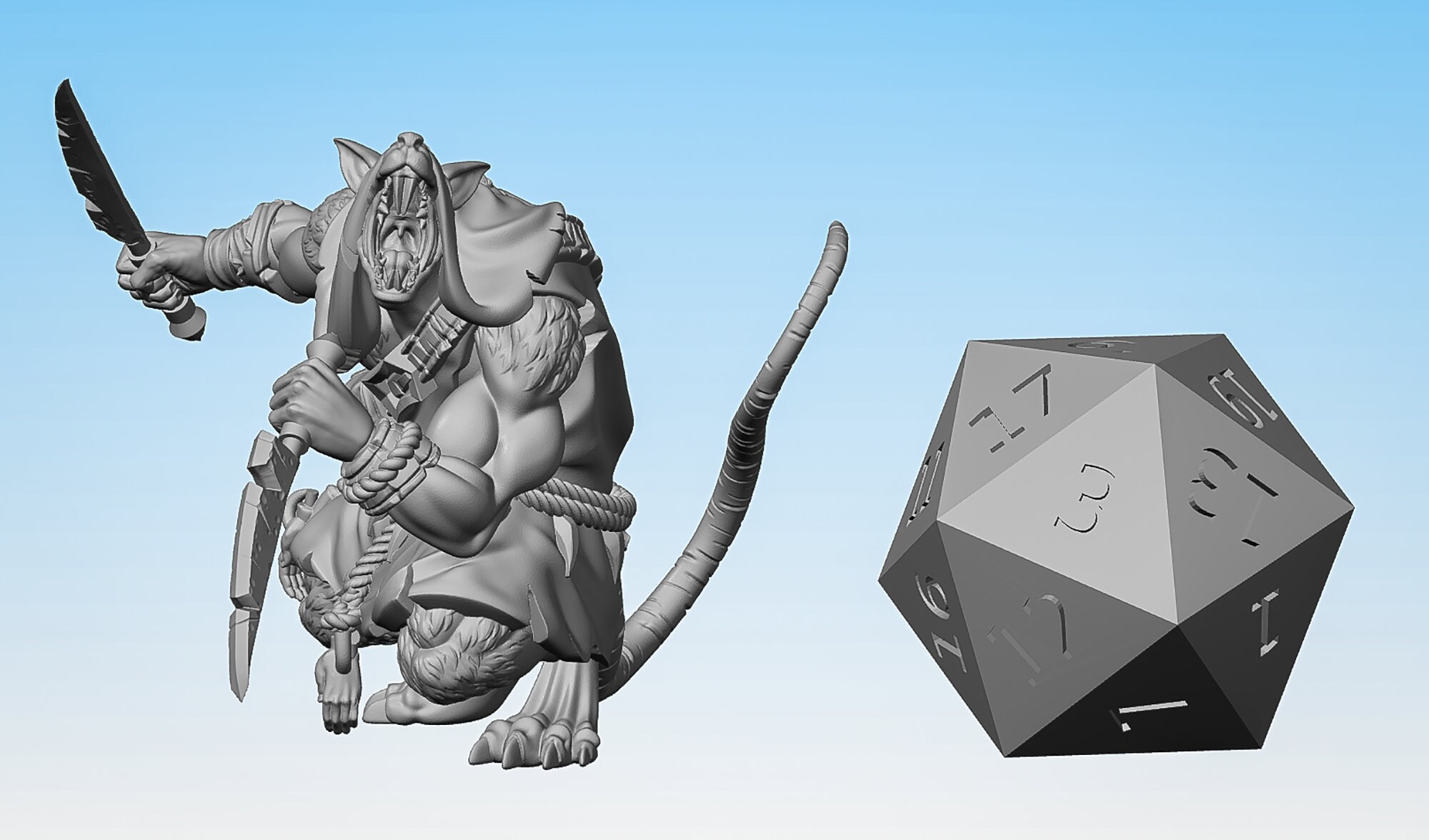 SKAVEN ravager Warrior C Dungeons and Dragons | Etsy