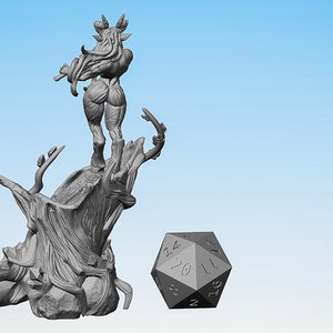 SEXY PINUP Satyr Dryad Nihae & Tree Dungeons and | Etsy