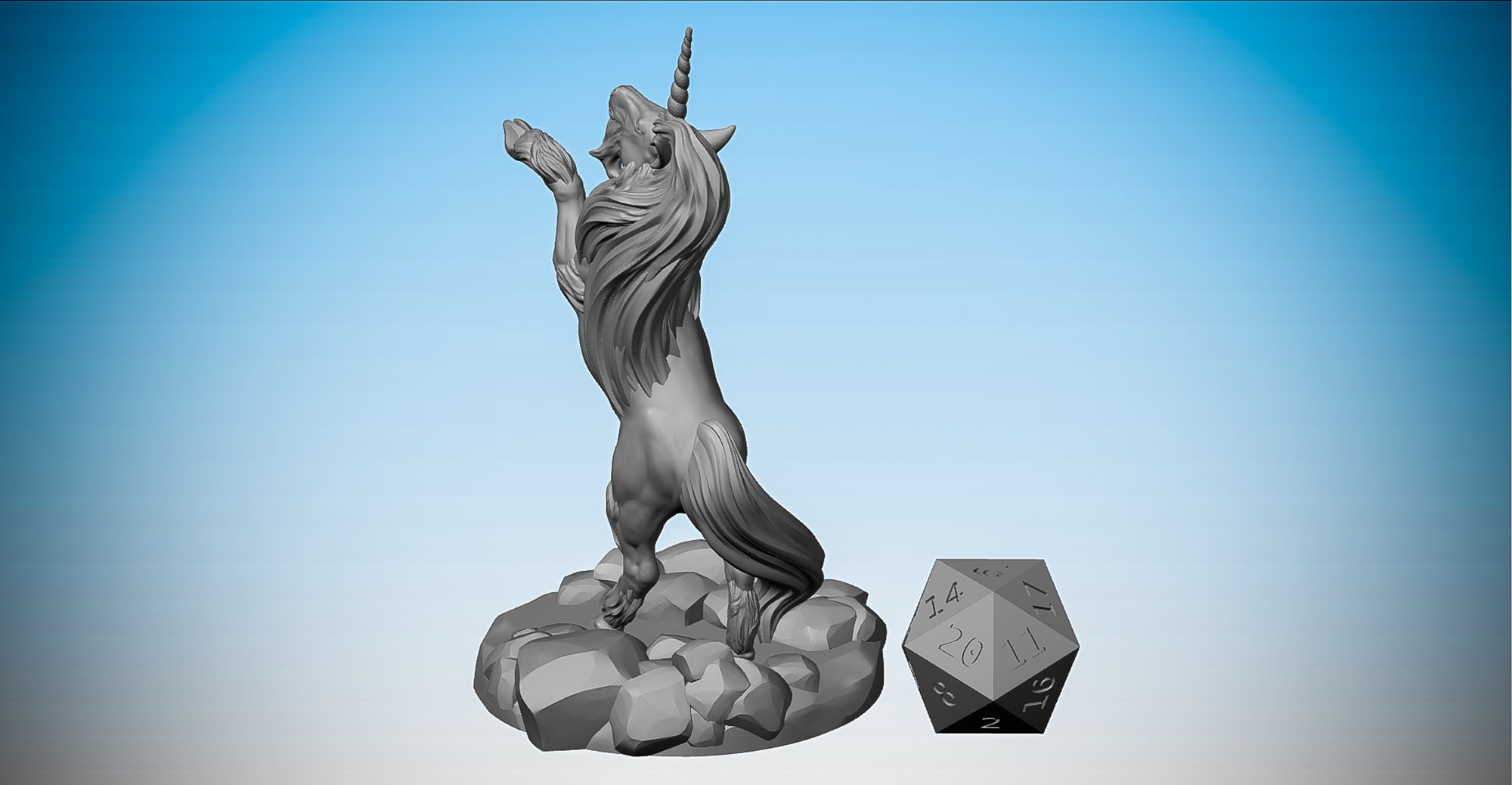 UNICORN Dungeons and Dragons Dnd Pathfinder Tabletop | Etsy