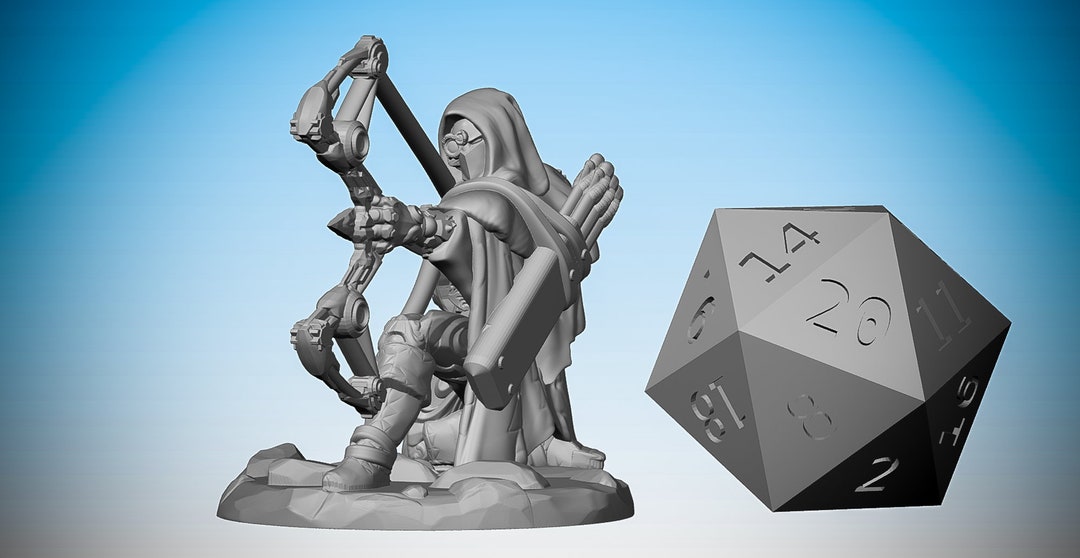CLOCKWORK ARCHER Dungeons and Dragons Dnd Pathfinder Tabletop RPG Hero ...