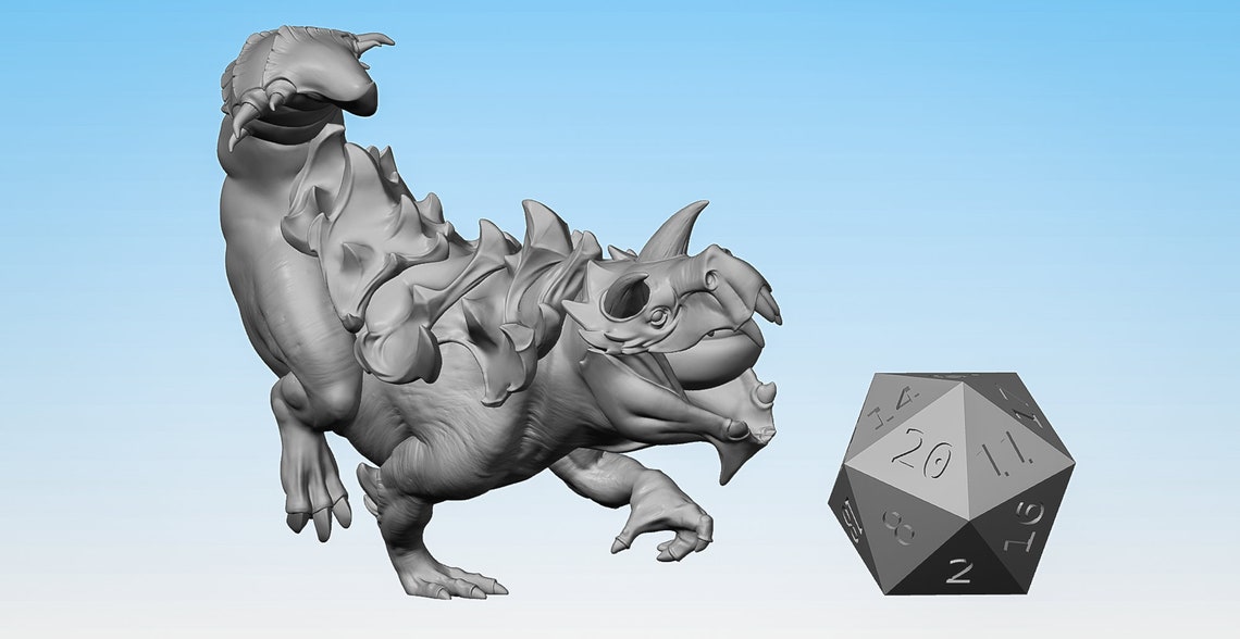 TARRASQUE BABY Dungeons and Dragons Dnd Pathfinder - Etsy