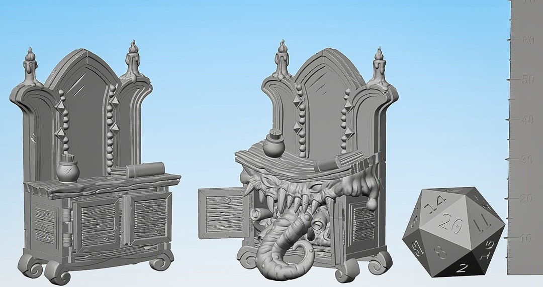 MIMIC "powder Station" (2 Pieces) | Dungeons and Dragons | Dnd ...