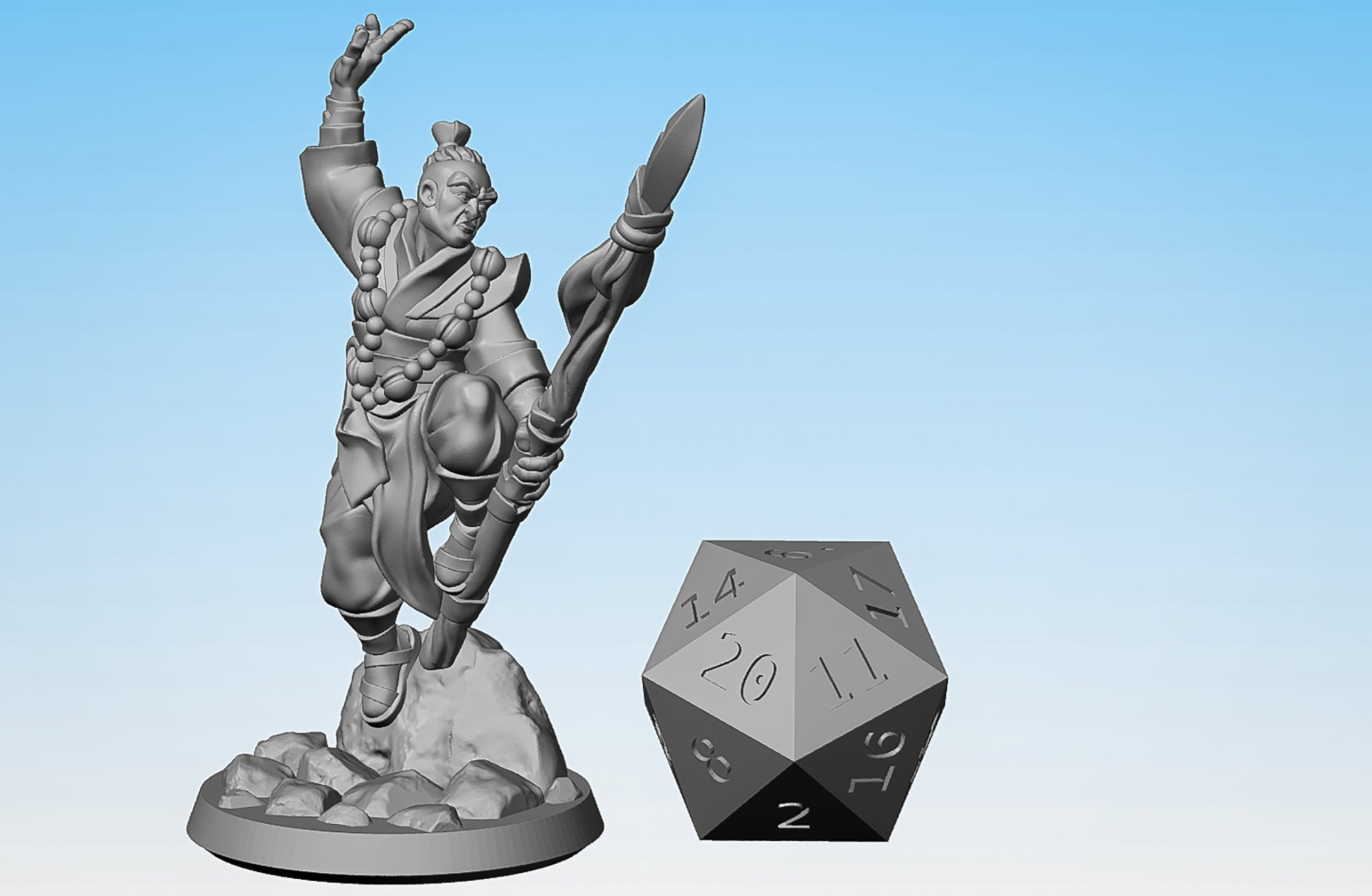 MONK monkey Style Dungeons and Dragons Dnd - Etsy UK