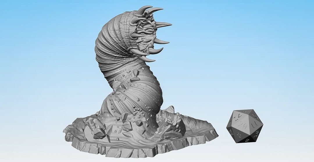 SANDWORM dune Dungeons and Dragons Dnd Pathfinder Tabletop RPG Hero ...