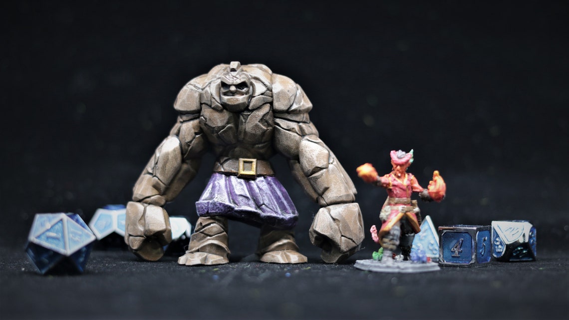 CLAY GOLEM Dungeons and Dragons Dnd Pathfinder - Etsy