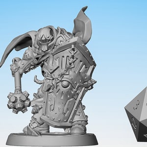 WARFORGED auron Lightbringer mace & Shield Dungeons and Dragons Dnd ...