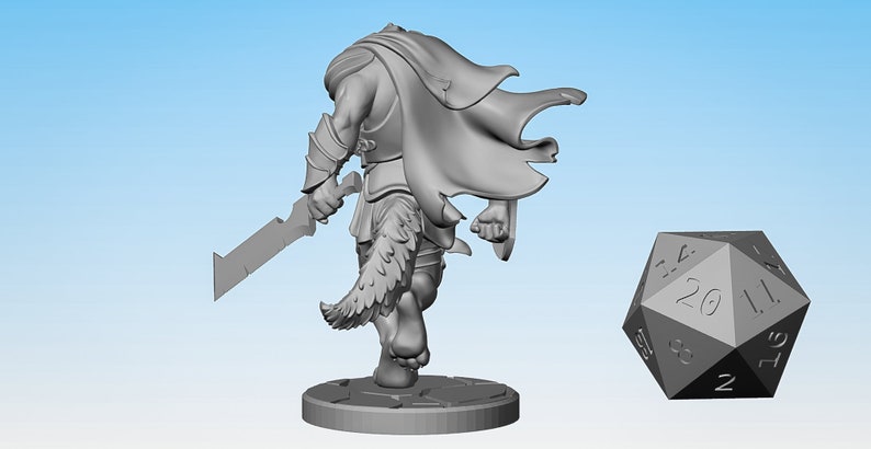 GNOLL Death Knight Dungeons and Dragons Dnd Pathfinder | Etsy