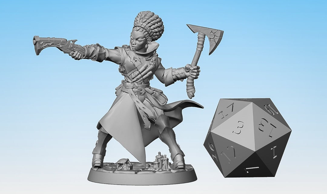 DEMON HUNTER (E) "hatchet & Pistol" | Dungeons and Dragons | Dnd ...