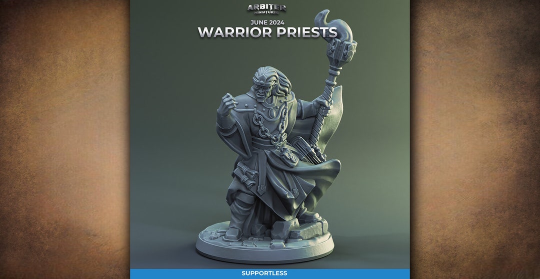 Warrior Priest Cleric Monk (01) | Dungeons and Dragons | Dnd ...