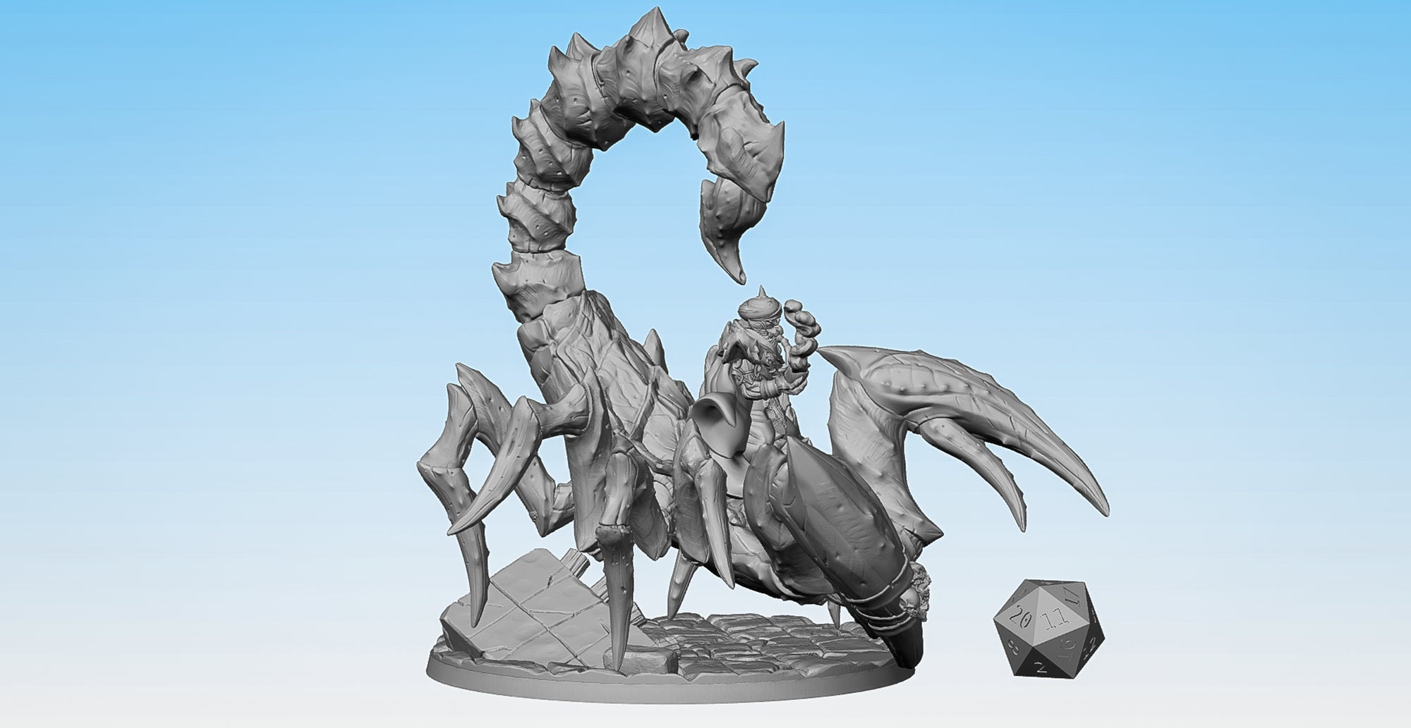 BOSS SCORPION 2 Versions Dungeons and Dragons Dnd - Etsy UK