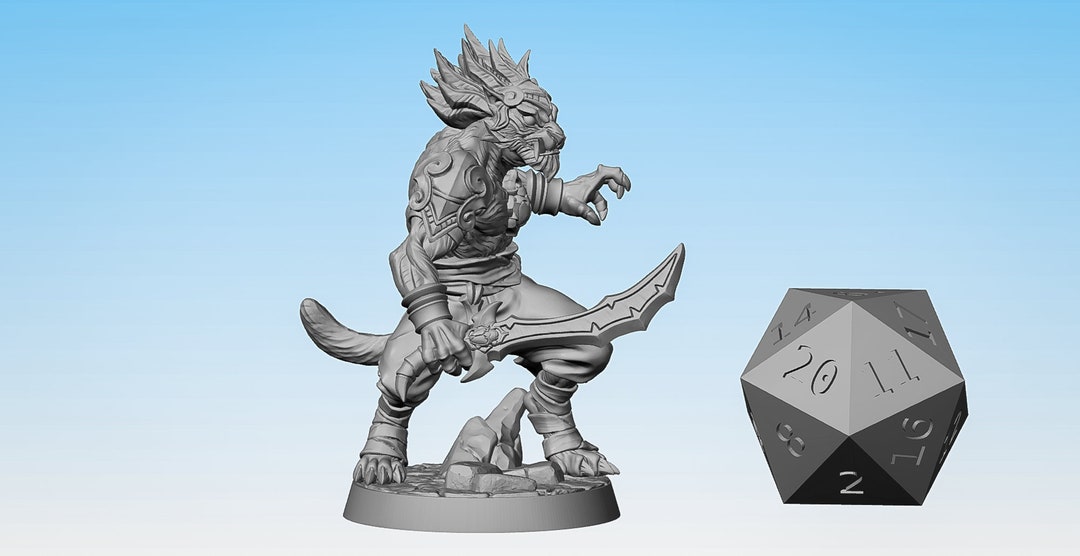 RAKSHASA "fighter" | Tabaxi | Dungeons and Dragons | Dnd | Pathfinder ...