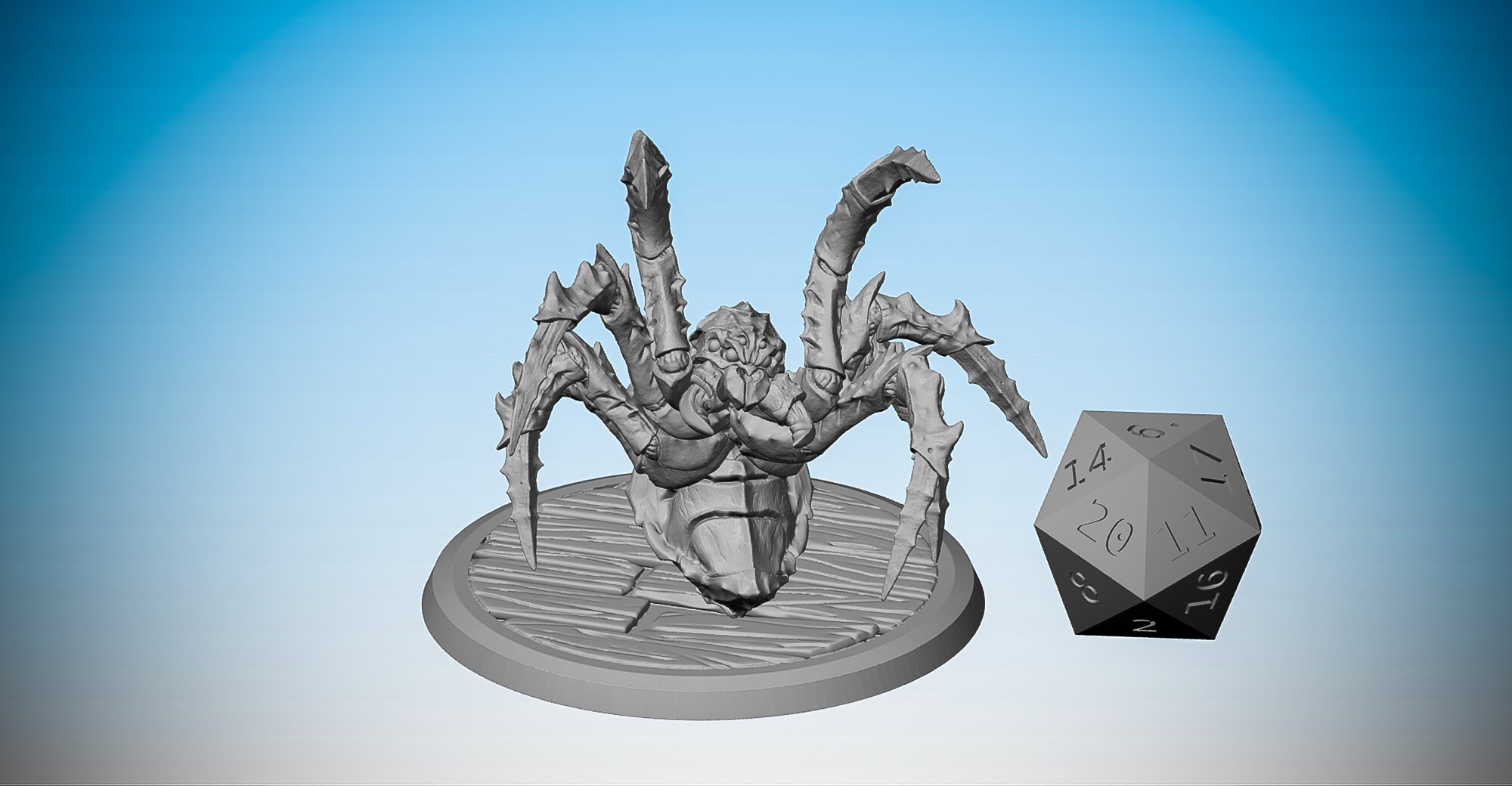 GIANT SPIDER threatening Dungeons and Dragons - Etsy