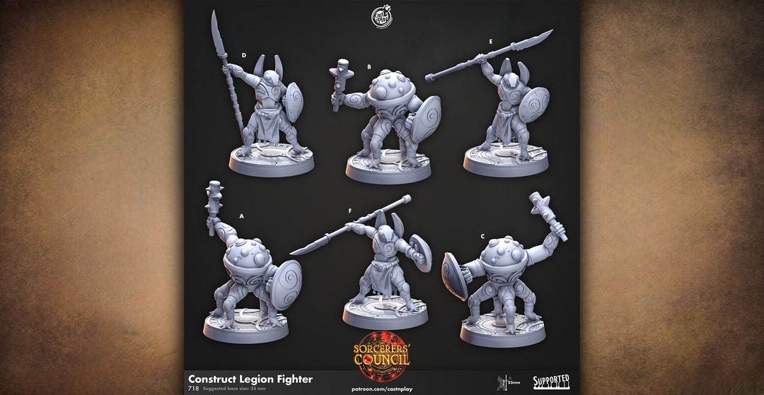 Golem Construct "legion Fighter" | Dungeons and Dragons | Dnd ...