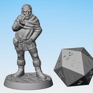 Miniature Toys Role Playing Miniatures Pathfinder Townsfolk Npc PEASANT ...