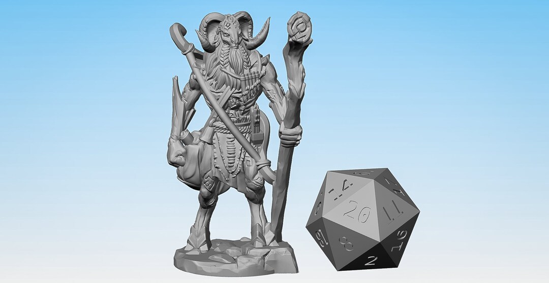 CURSED FAUN Shaman fey Dungeons and Dragons Dnd Pathfinder Tabletop RPG ...