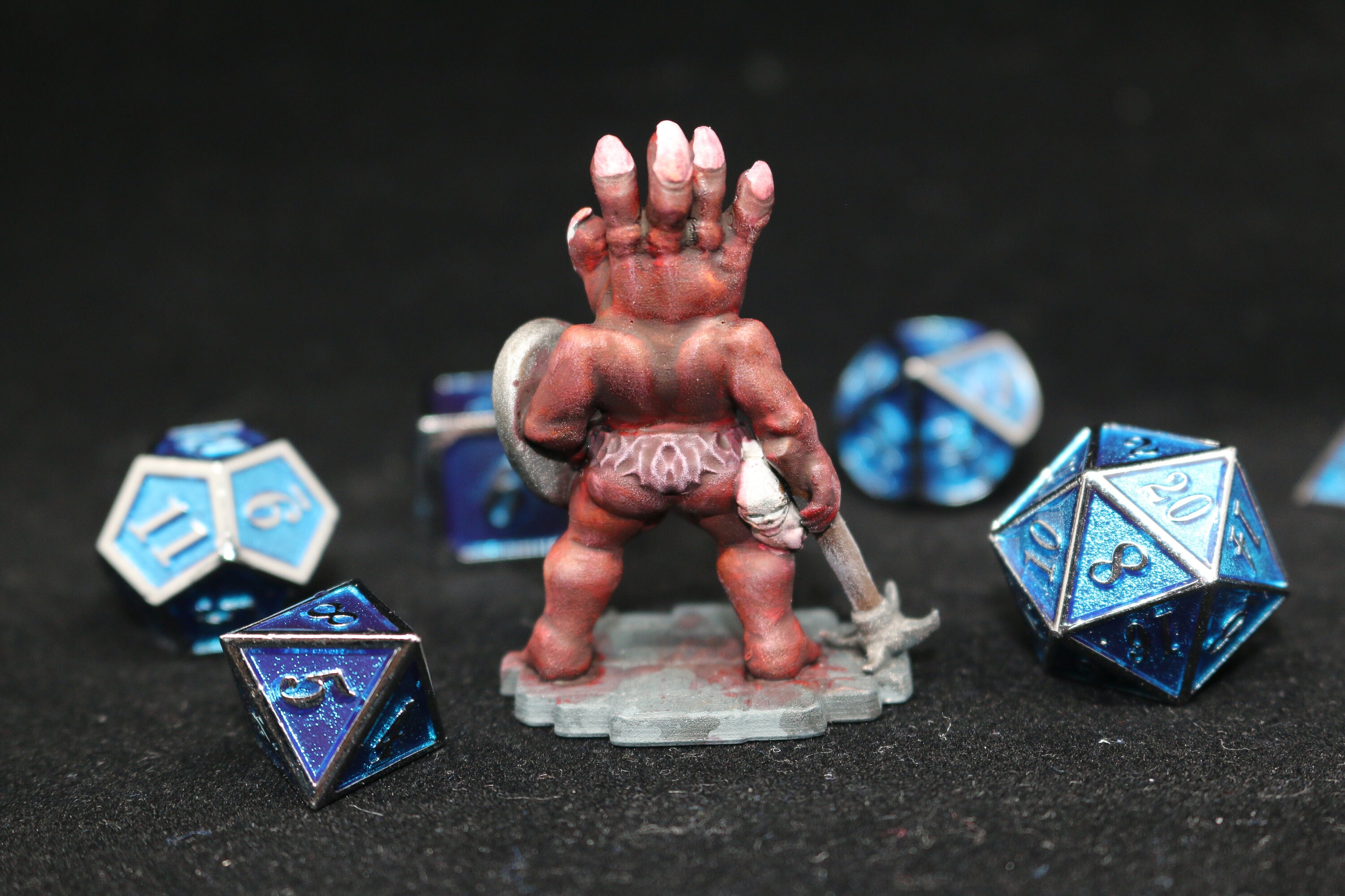 DEMON FACEHAND Mace & Shield Dungeons and Dragons DnD | Etsy