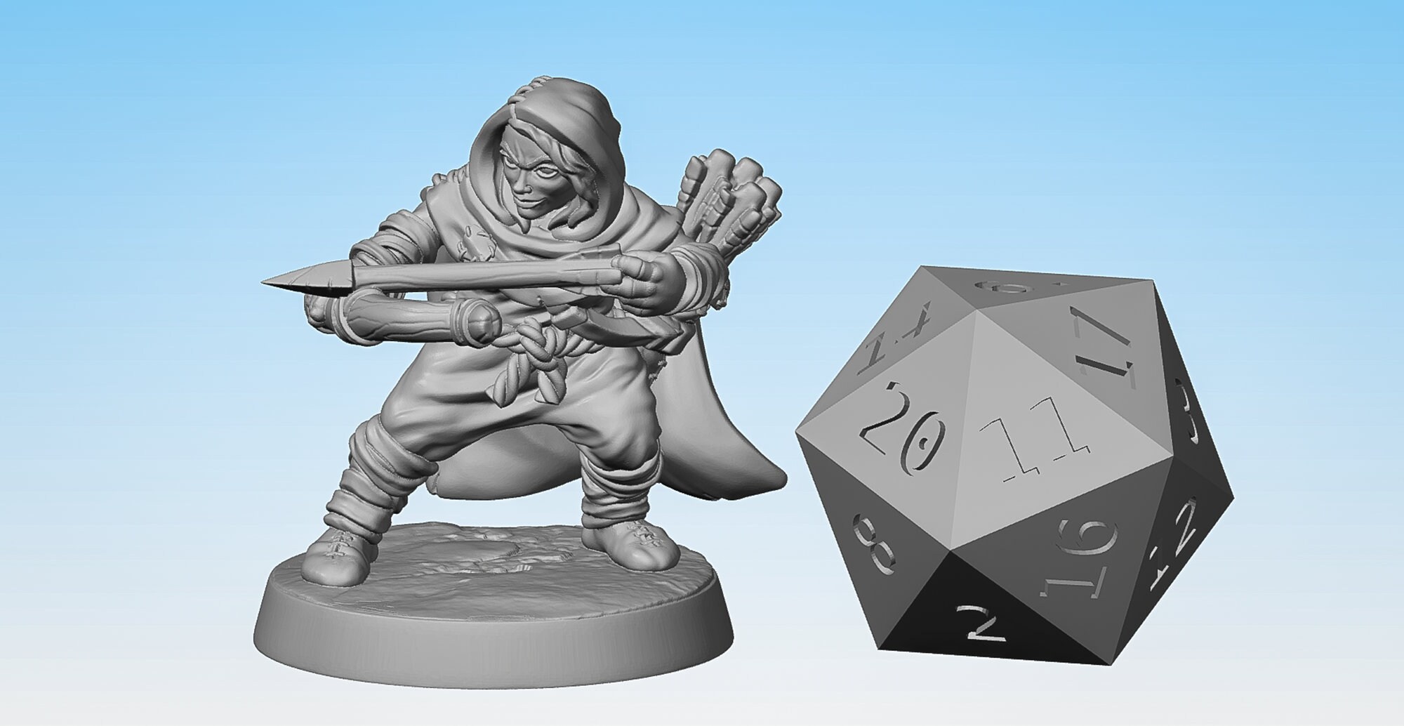 HALFLING RANGER f heroine Dungeons and Dragons - Etsy