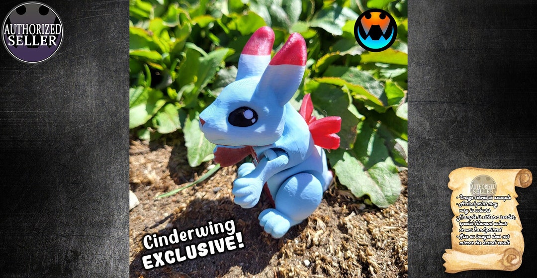 Tiny Fairy Bunny | ARTICULATED TOY | Toys | Fidget Toy | Accessoire ...