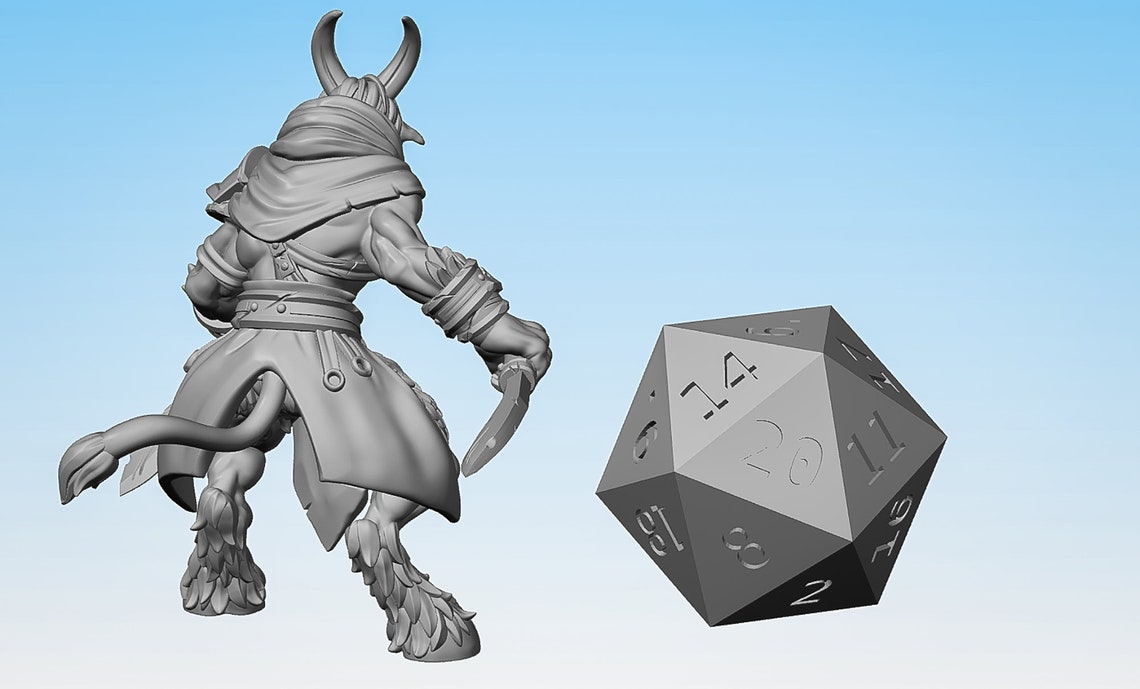 SATYR Rogue Dungeons and Dragons DnD | Etsy