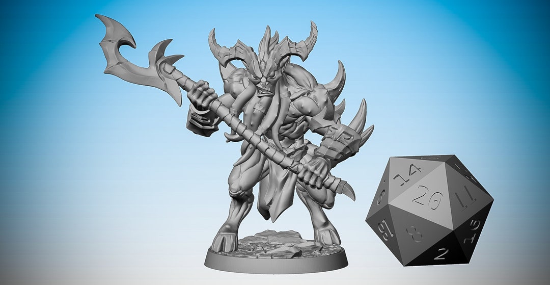 DEMON GUARDIAN executioner Dungeons and Dragons - Etsy UK