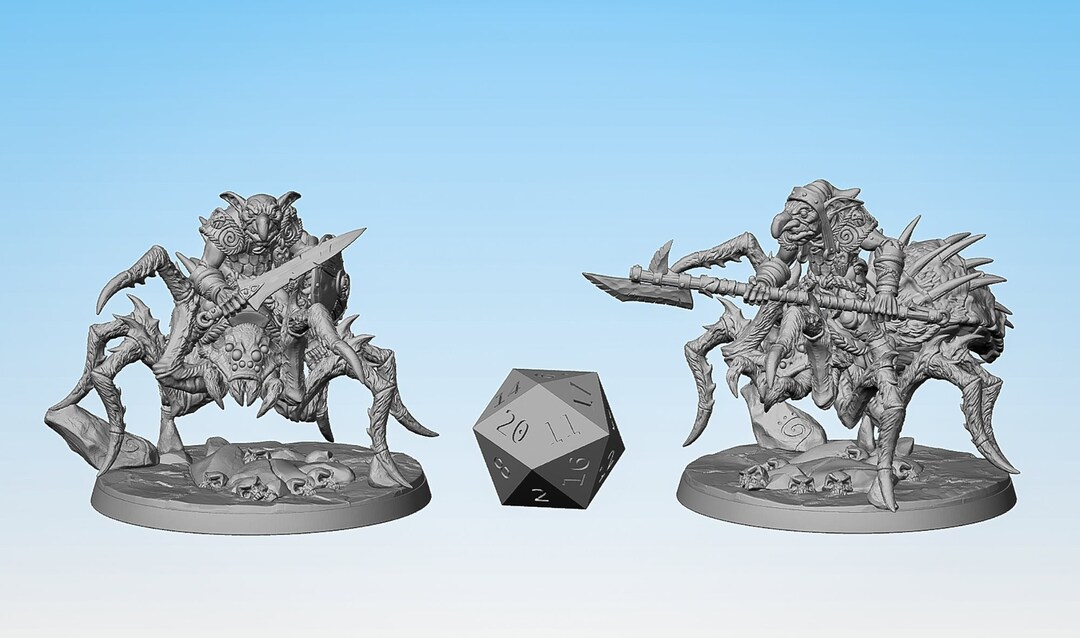 GOBLIN RIDER faldorn Spider Rider C 2 Versions Dungeons and Dragons Dnd ...
