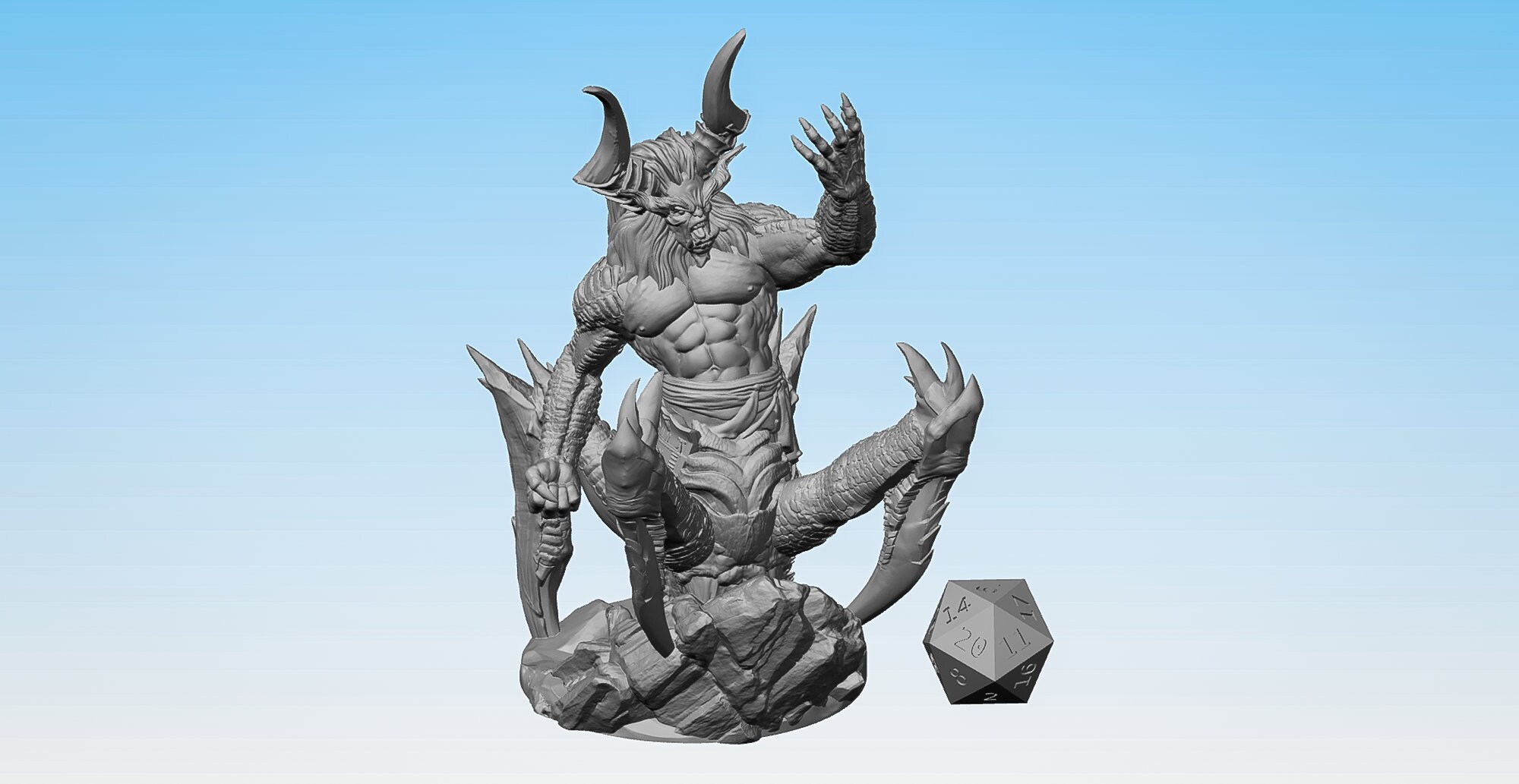 ARCH FIEND Dungeons and Dragons DnD Pathfinder | Etsy