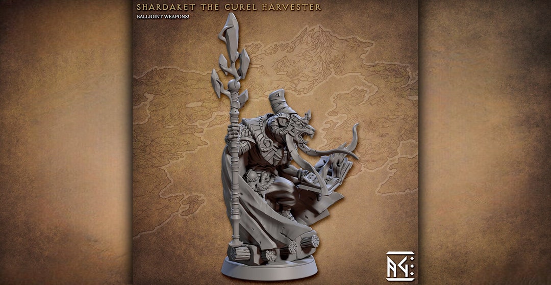RATKIN Priest "shardaket" | 12K 3D Print | Dungeons and Dragons | Dnd ...