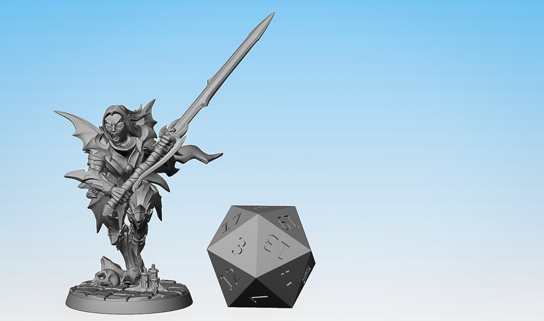 VAMPIRE f Bloodhunt Knight E Halberd / 2h Sword Dungeons and Dragons ...