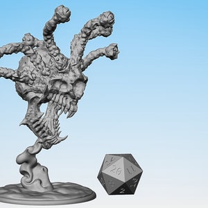 UNDEAD BEHOLDER skeletal Dungeons and Dragons Dnd Pathfinder Tabletop ...