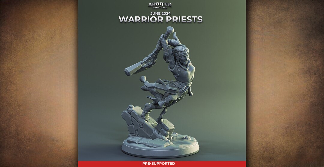 Female Warrior Priest Cleric Monk (variant 02) | Dungeons and Dragons ...