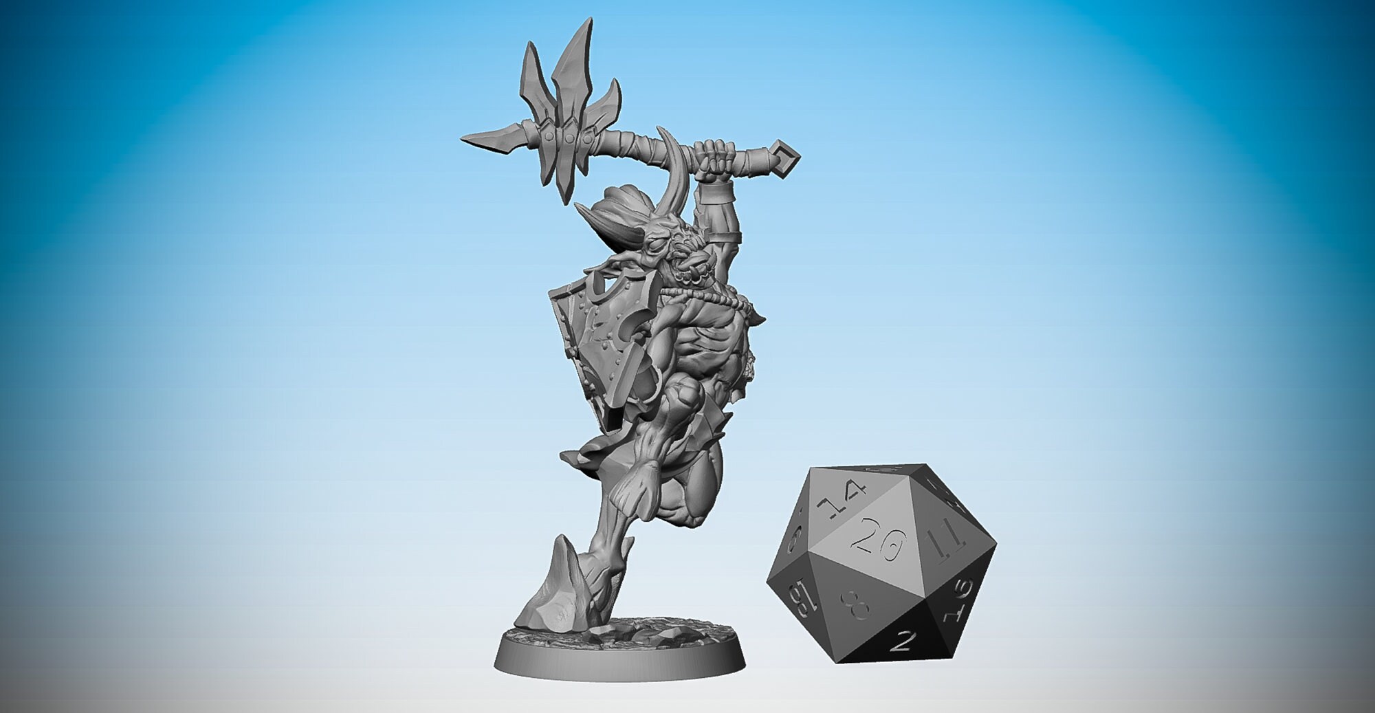 DEMON GRUNTLING Berserker Dungeons and Dragons | Etsy