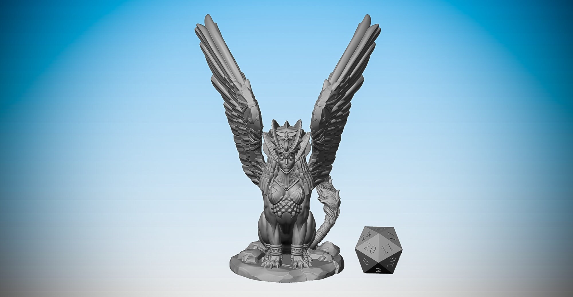 SPHINX GYNOSPHINX Dungeons and Dragons Dnd Pathfinder - Etsy