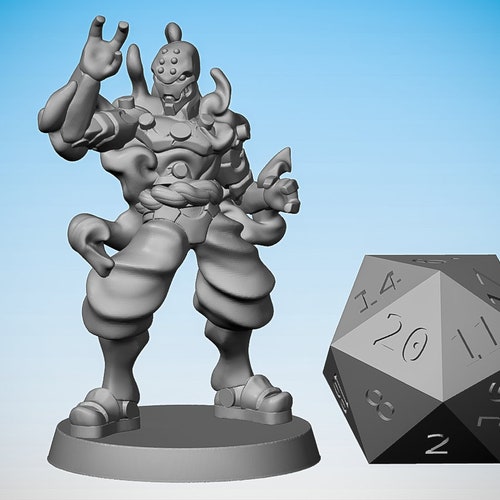 Dwarf Monk Miniature for Dungeons & Dragons Tabletop RPG - Etsy
