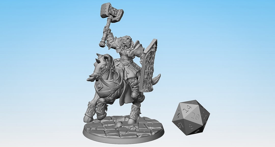 HEAVY CAVALRY (B) "hammer & Shield" | Dungeons and Dragons | Dnd ...