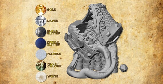 Mimic Dice Tower Mythic Roll Dungeons & Dragons Gaming - Etsy