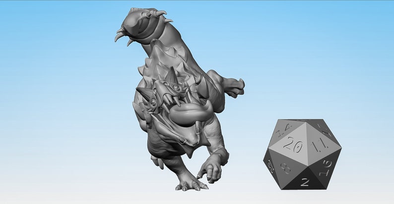 TARRASQUE BABY Dungeons and Dragons Dnd Pathfinder - Etsy