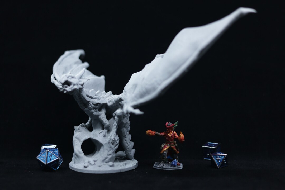 FIRE DRAGON Dungeons and Dragons Dnd Pathfinder - Etsy