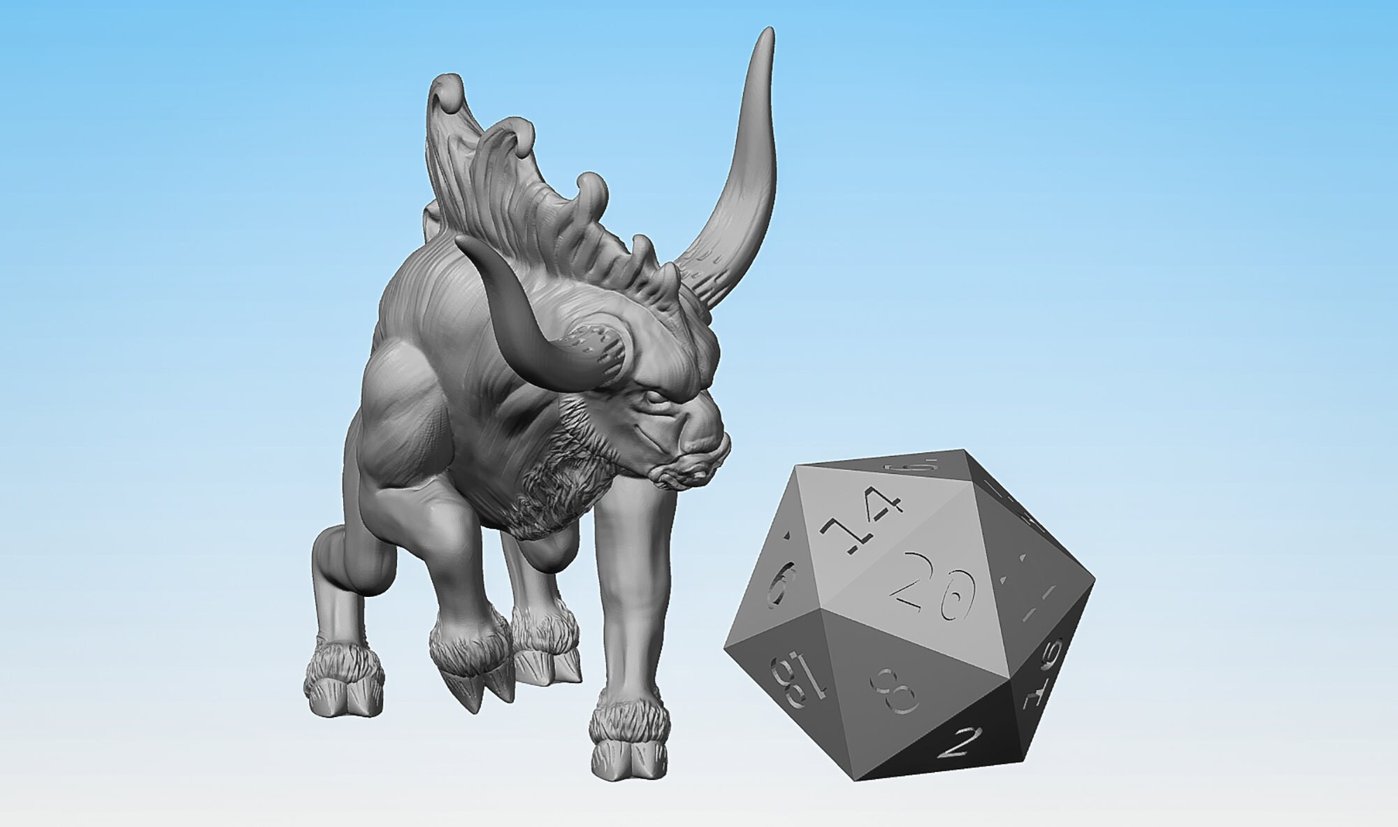 BULL Dungeons and Dragons Dnd Pathfinder Tabletop | Etsy