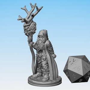 HUMAN elder DRUID Dungeons and Dragons DnD 12K Print - Etsy.de
