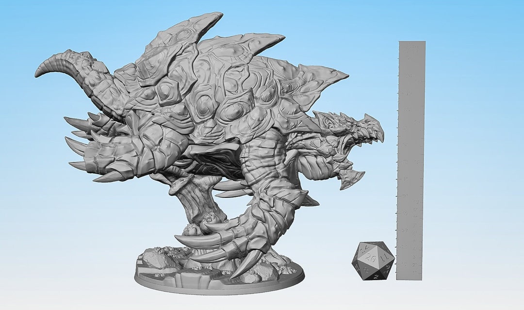 DRAGON TURTLE Dungeons and Dragons Dnd Pathfinder Starfinder Tabletop ...