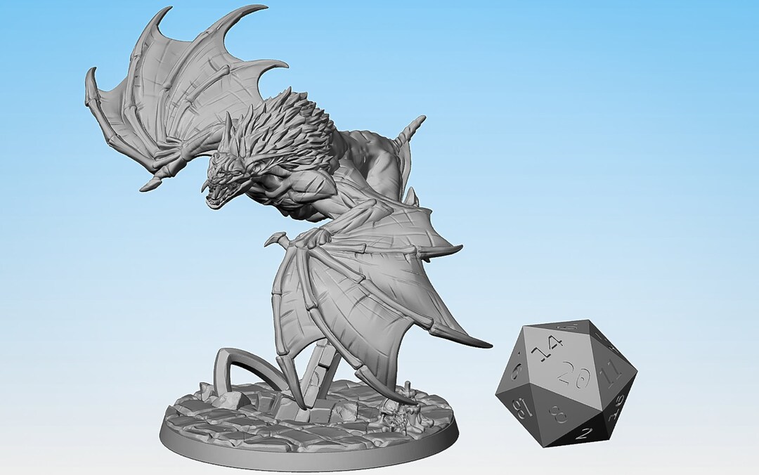 DIRE BAT Bloodfiend D Dungeons and Dragons DnD Pathfinder Tabletop RPG ...