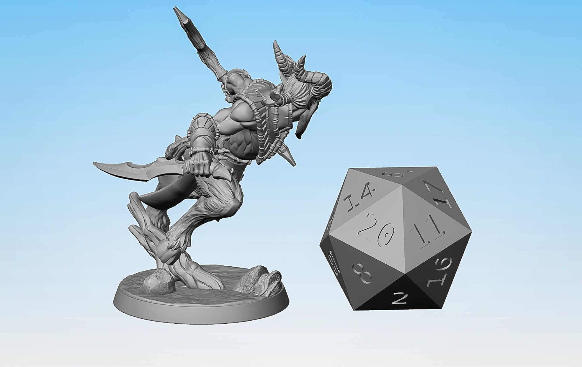 SATYR A ranger Dagger & Bow Dungeons and Dragons | Etsy