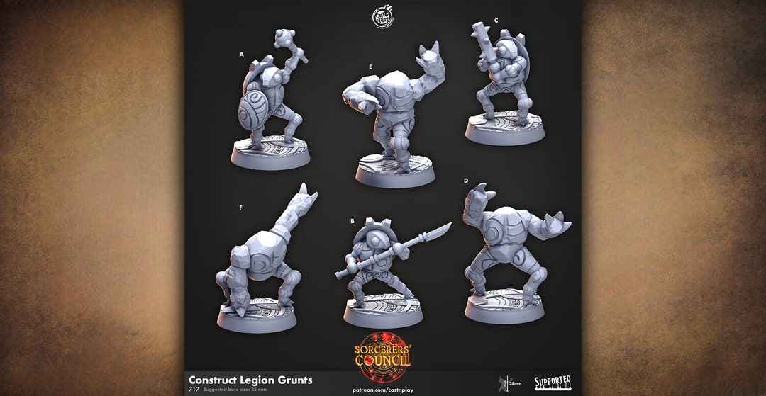 Golem Construct "legion Grunts" | Dungeons and Dragons | Dnd ...
