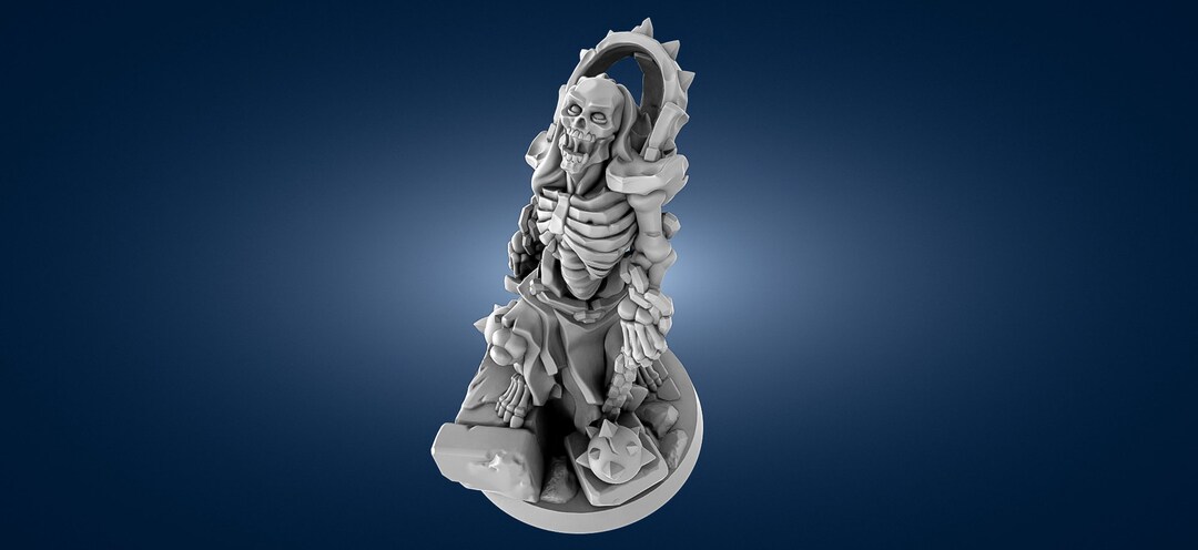 SKELETON FIGHTER morningstar 01 Dungeons and Dragons Dnd Pathfinder ...