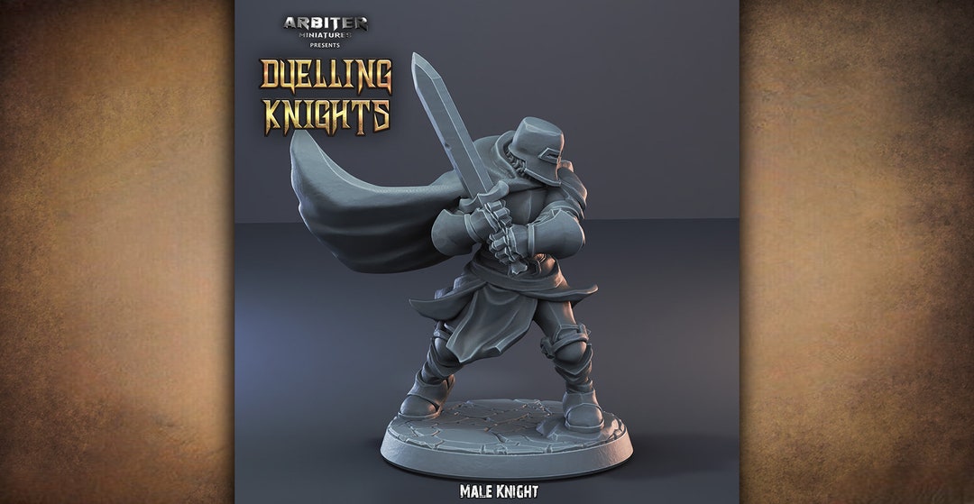 Knight "male Knight 02" | Dungeons and Dragons | Dnd 12K Print ...